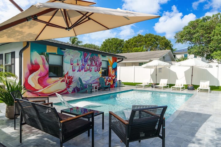 Delray Beach Getaway-modern 4/2 Villa-heated Pool - Delray Beach, FL