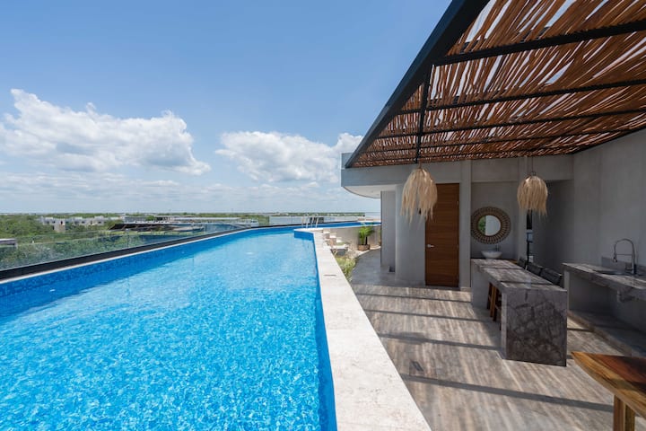 2br/laundry/gym/yoga - Akua Tulum - Tulum