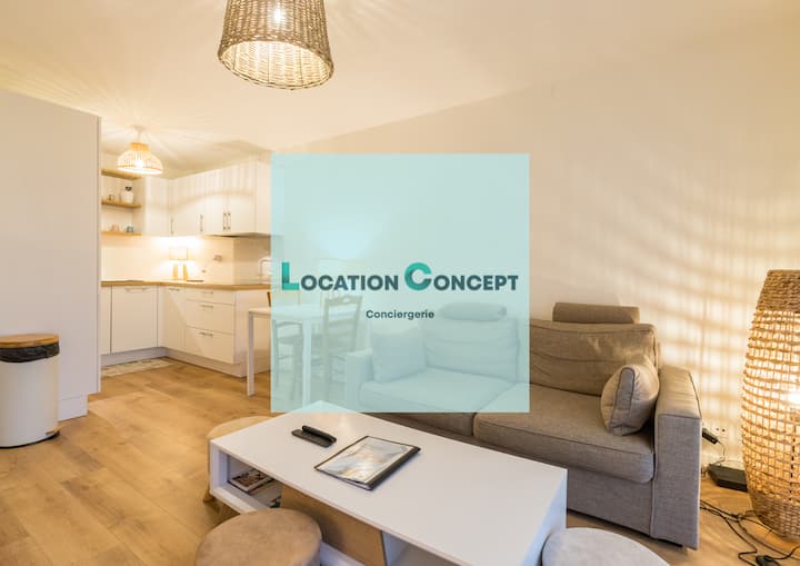 Olivia - T2 Tout Confort - Wifi - Parking - Jardin - Vannes
