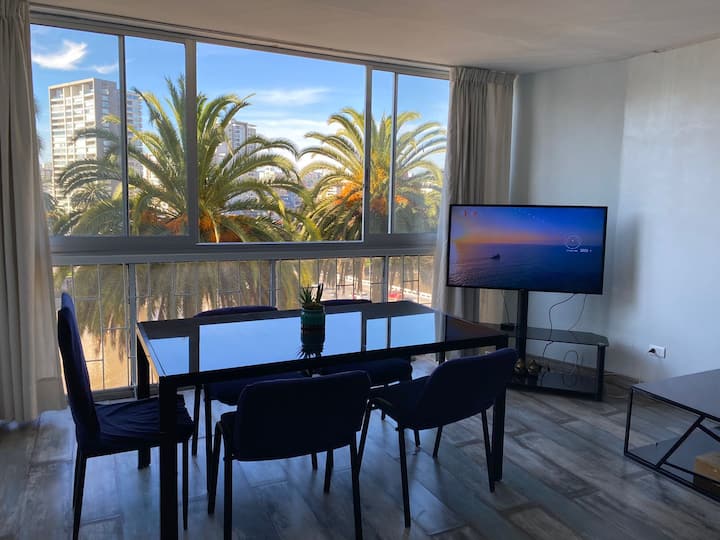 Dpto. 2 O 4 Personas, A Pasos Del Mar Y Casino - Valparaíso