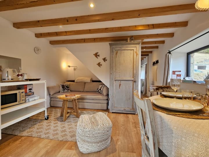 Charmant Studio Avec Sauna - La Cabane Des Sources - Les Rousses