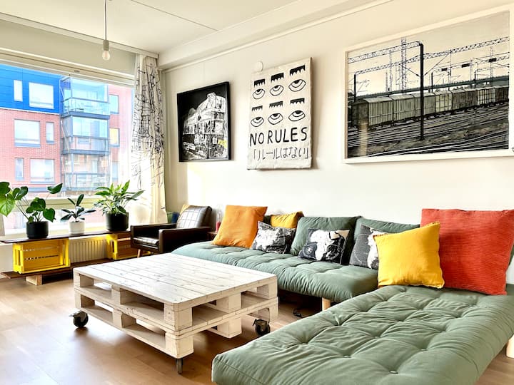Big And Bright Apartment Close To Kallio - Helsinki