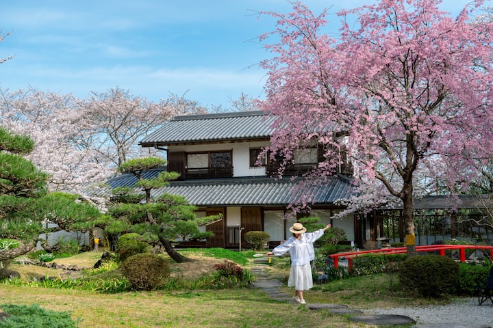 Oukaivilla/5000㎡私家日式庭院/关西机场30分钟/车站免费接送/包含早餐/ - 河內長野市