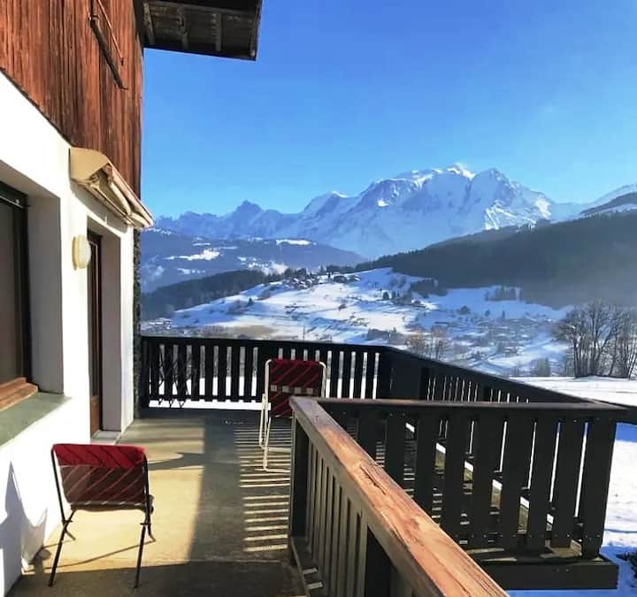 Chalet Combloux Vue Mont-blanc - Sallanches