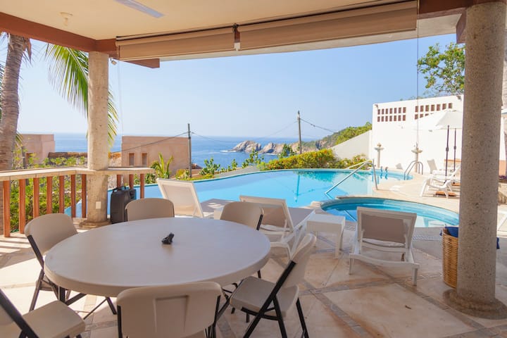 Renta De Media Casa 15 Personas Con Alberca - Mazunte