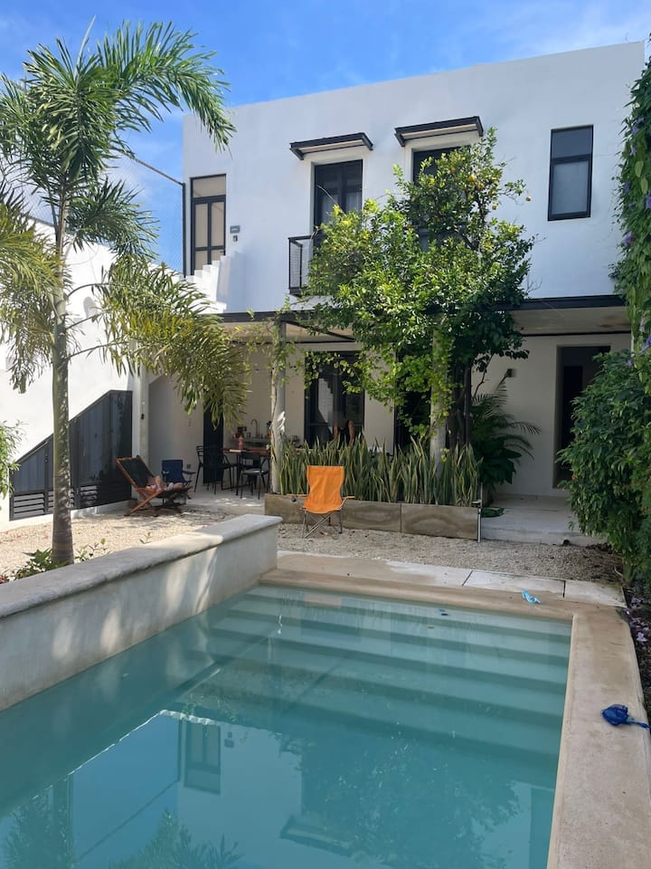 Casa Lluavi | Estudio Con Piscina En Mérida - Mérida