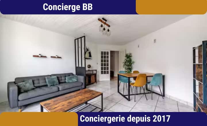 Anu -Appartement 7 Personnes Dourjacq - ibis Brest Centre