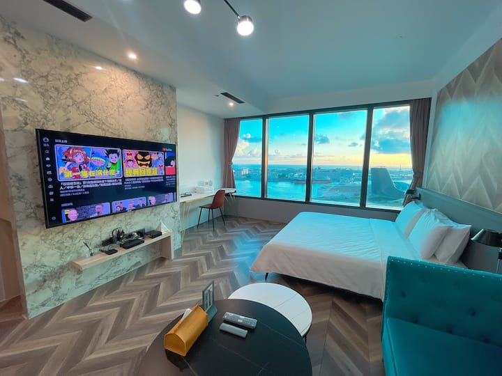 85大樓雙人正海景套房/ Sea View Room/高雄/月租 - Kaohsiung City