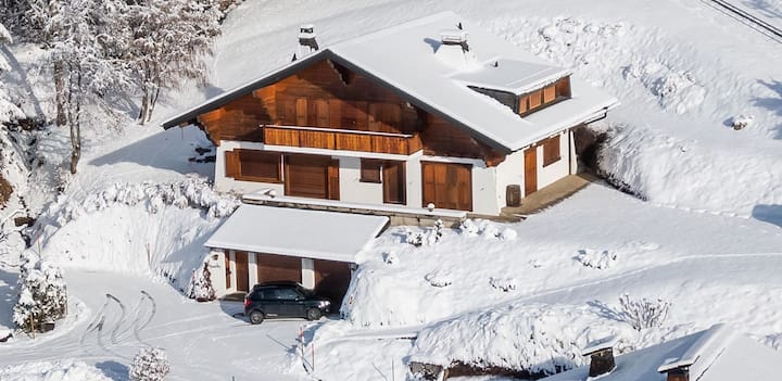 300sq M Ski In/ski Out Chalet With Stunning View - Gryon