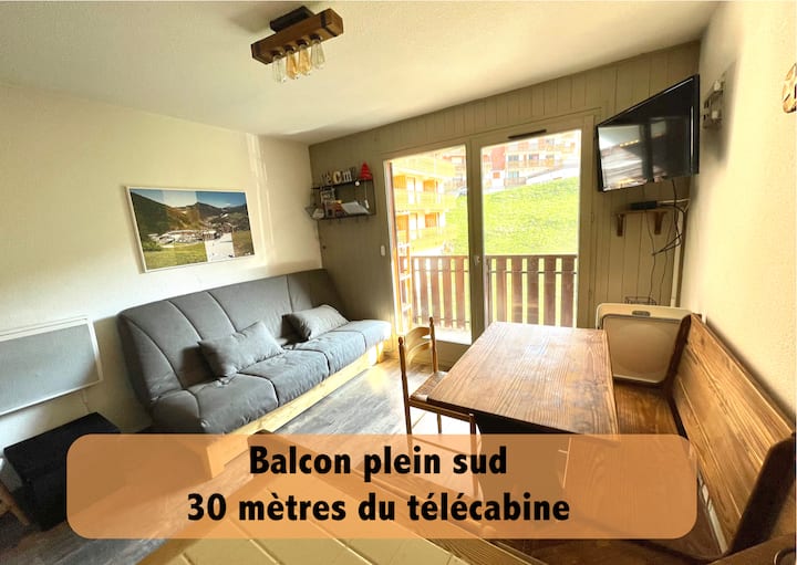 Studio Montagne 4p Balcon Sud, 30m Des Pistes - Morzine