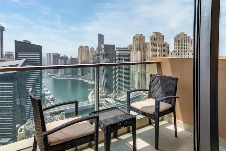 Studio Vue Marina Et Mer - Dubai Marina