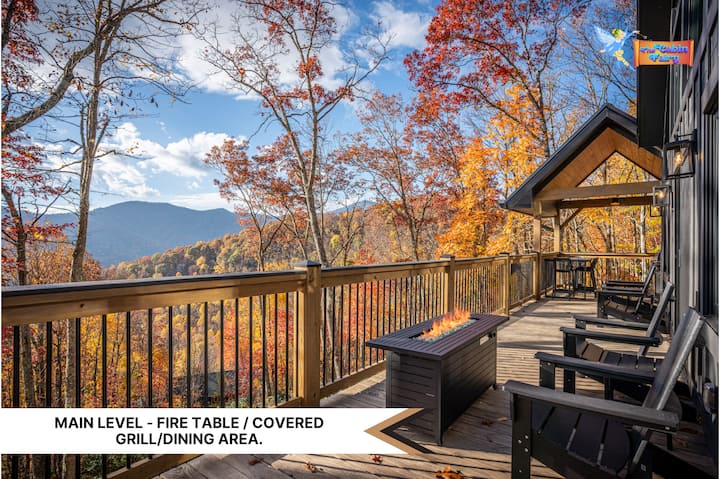 The Overlook/gorgeous Views/hot Tub/game Room/bar - Maggie Valley, NC