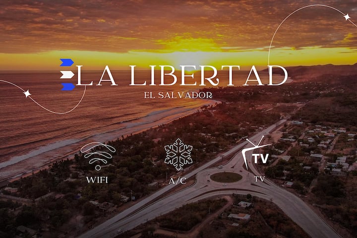 Cozyapt+wifi+parking+ac+hotwater+tv+bbq@lalibertad - La Libertad