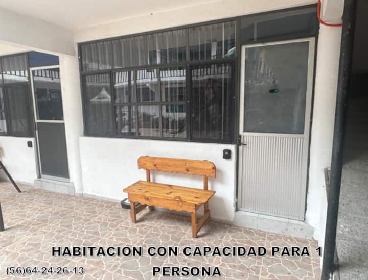 Habitación Equipada Cerca Zona Industrial Izcalli - Cuautitlán Izcalli