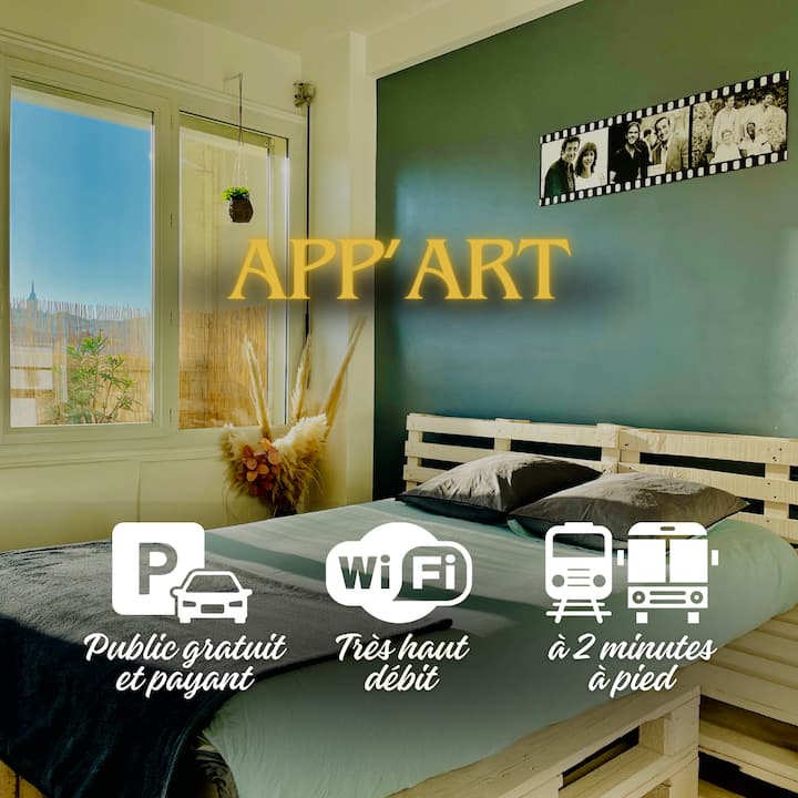 Appart Proche Gare Tgv Déco Thème Bande Dessinée - Angoulême