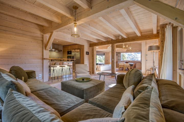 Luxurious Chalet 5 Mn To Megève Center & Slopes - Sallanches