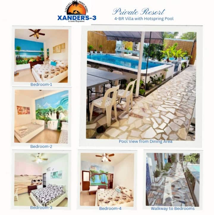 Xp3_4br Villa_private Resort  &  Hotspring Pool - Irosin