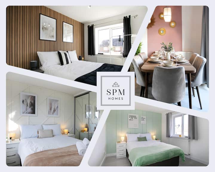 Long Stay Offers | 4br | 2.5bath | Parking|sleeps8 - Peterborough, Royaume-Uni