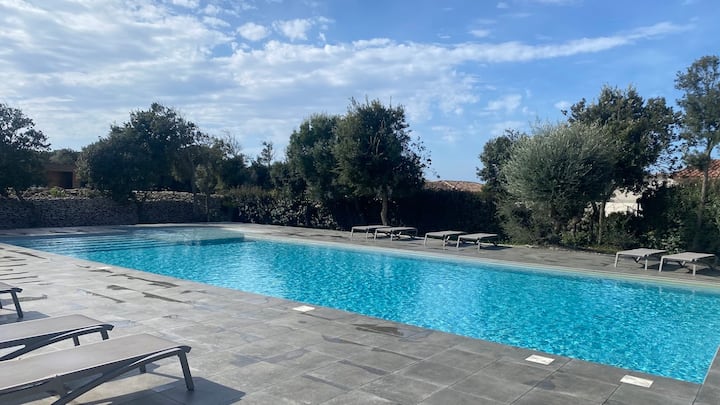 Charmante Villa T3 , 2 Ch, Piscine Chauffée. - Plage du petit Sperone