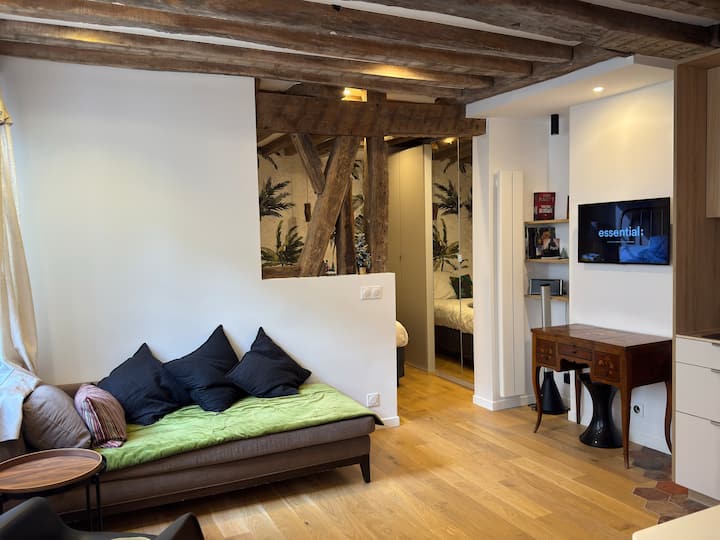 [Ascenseur] Studio Lumineux à Montorgueuil, Paris - Paris