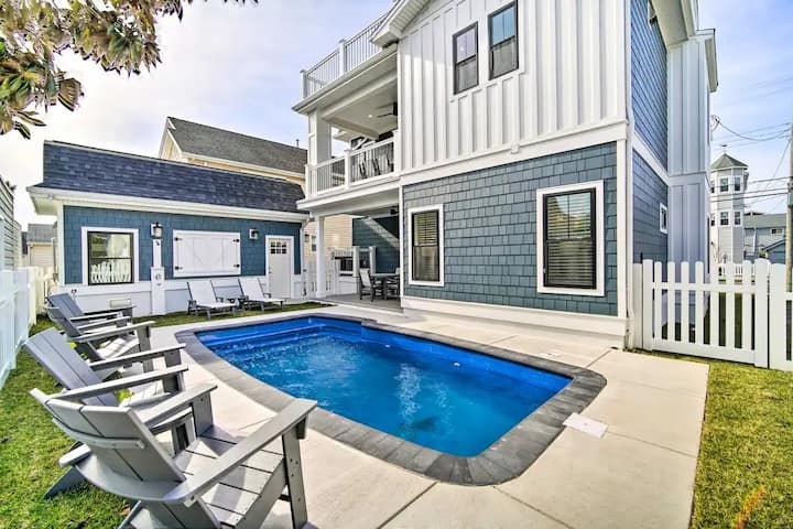 North End Beach Block Single Family Home With Pool - Ocean City, NJ