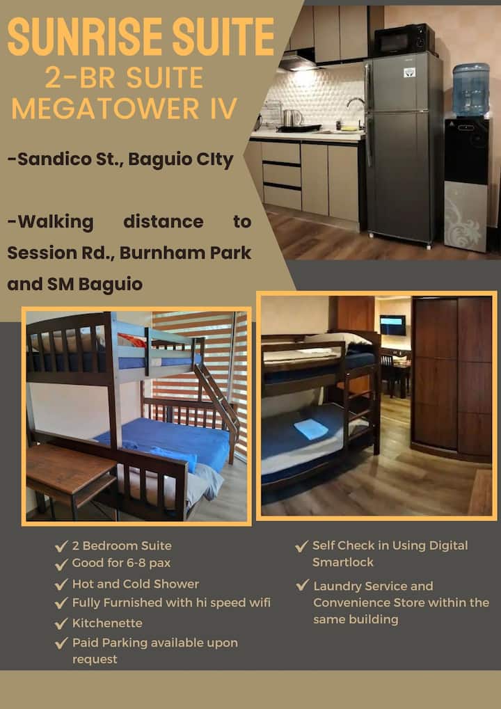 2br Suite For 7pax Near Session Rd W/ Free Parking - Baguio