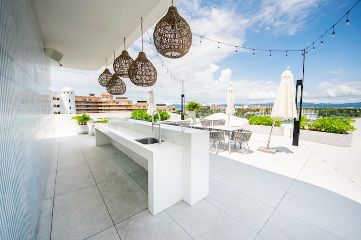 Náutico 108 Con Hermosa Vista A La Marina - Nuevo Vallarta