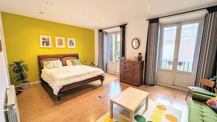 Charming Vintage Studio Central Madrid- Las Letras - Madrid