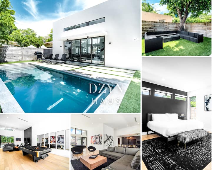 Private Pool, Grill, Backyard, Design District - Miami