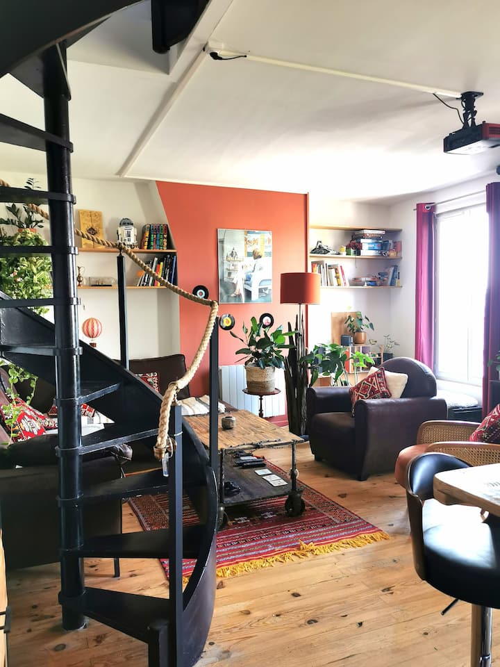 Chambre Dans Un Duplex Cosy à Saint-denis Centre - Saint-Denis
