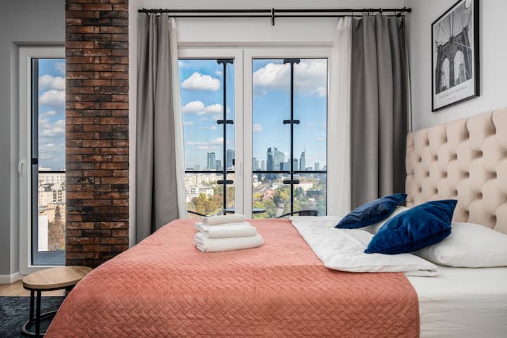 Warsaw Panorama View+garage By Perfect Apart 1229 - Warsaw