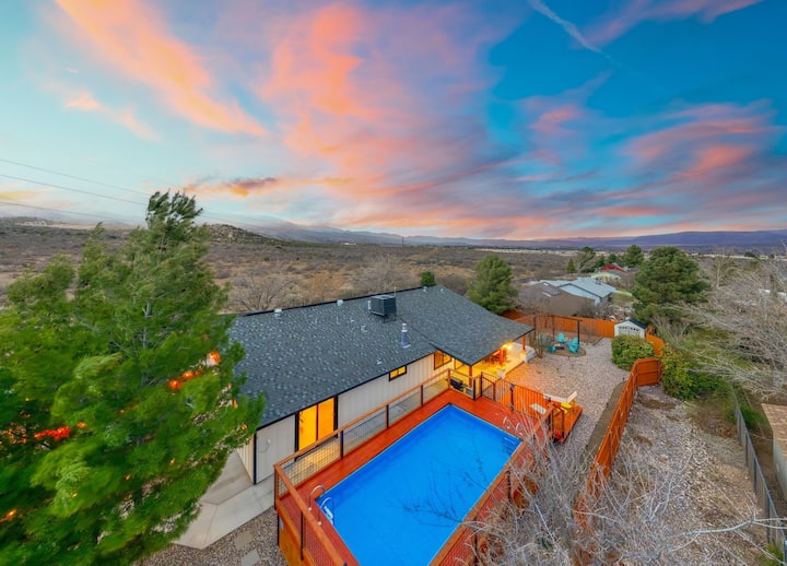 Sauna•hottub•firepits•pool•gamerooms•views•retreat - Jerome, AZ