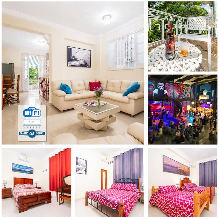 Luxury 3br With Park View - No Blackouts,fast Wifi - Havanna