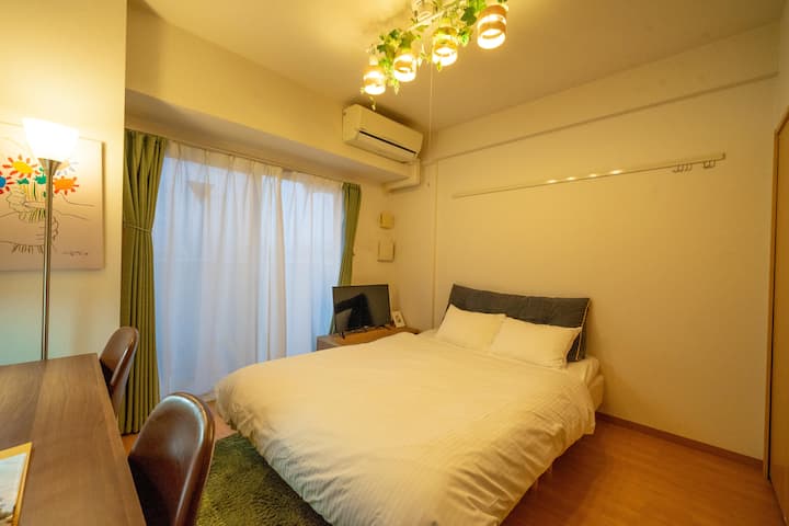 【#801】京都駅徒歩3分! 清潔&快適宿泊。Wifi&キッチン完備！ - Kyoto Station