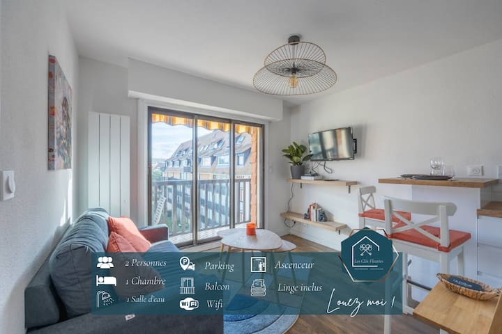 Le 406, T2 Avec Balcon & Parking à 70m De La Mer - Villers-sur-Mer