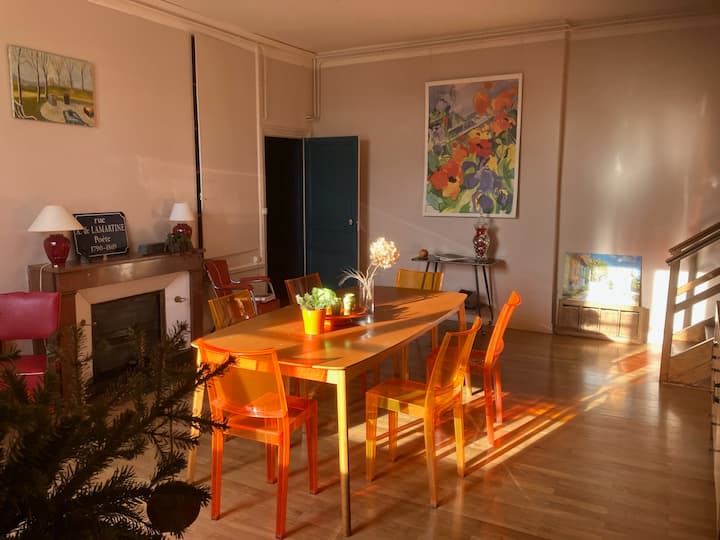 Grand Appartement De Caractère Au Calme - Vonnas