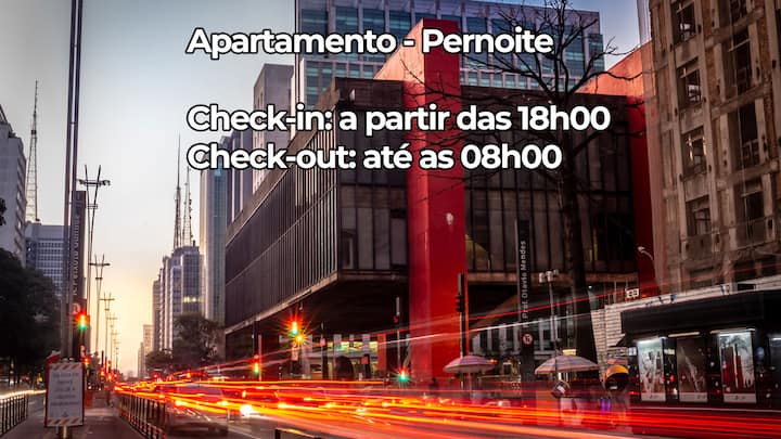 Overnight Stay Flat Paulista - Pernoite 18h/08h - São Paulo