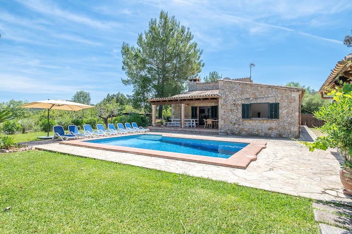 Preciosa Villa Con Piscina En Entorno Natural - Pollensa