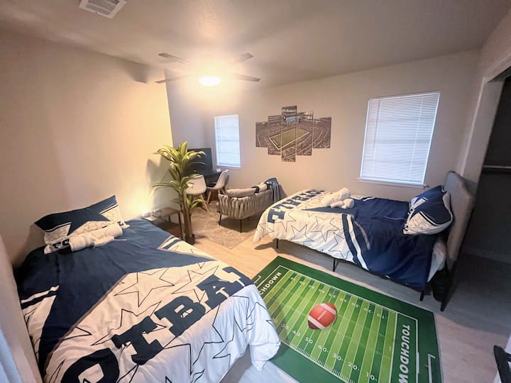 Private Room (Full+twinxl)_8 Min. To At&t Stadium - Arlington, TX