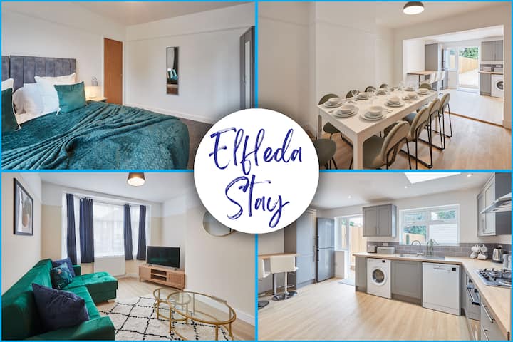 Elfleda Stay | Stylish 5-bed House With Parking - Cambrige (UK)