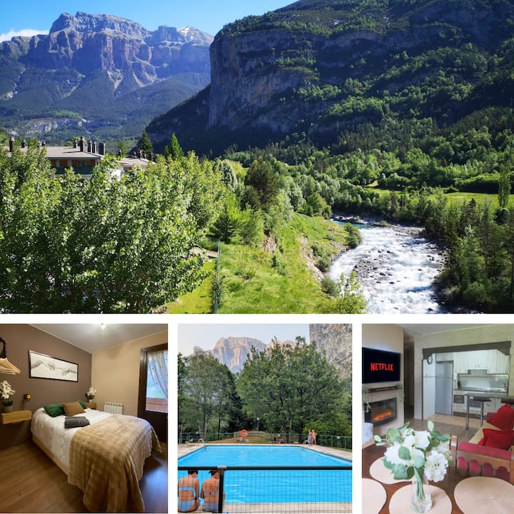 Suite Vistas ÚNicas A Ordesa | Piscinas | Barbacoa - Torla-Ordesa