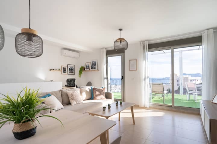 The Cervantes Apartment With Terrace And Sea Views - Carboneras