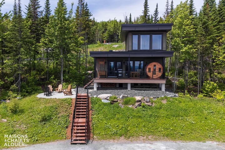 Le Skieur Adstock | Sauna | Golf | Moderne | Boisé - Thetford Mines