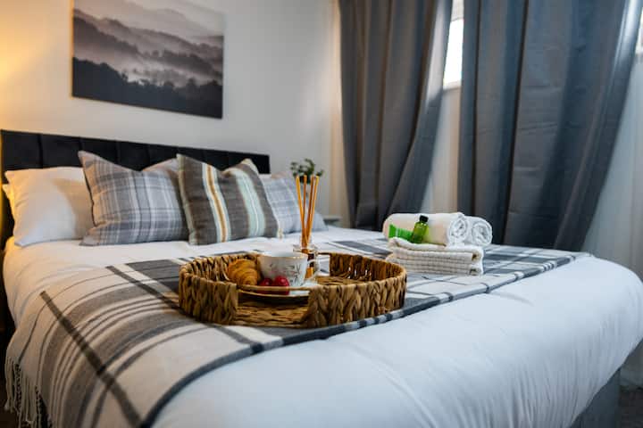 Private Balcony|5min->new Street|netflix|2bd - Birmingham