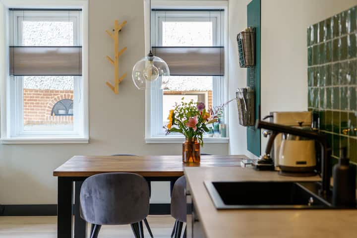 Charmant Appartement Mét Tuin Aan De Brink - Drenthe