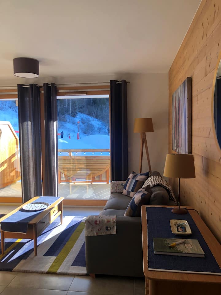 Logement&nbsp;4 Personnes Oz, Balcon Ensoléillé - Oz-en-Oisans