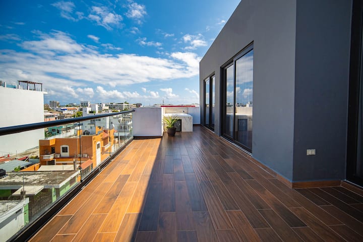 Modern Ph Centrally Located And Close To The Beach - Playa del Carmen