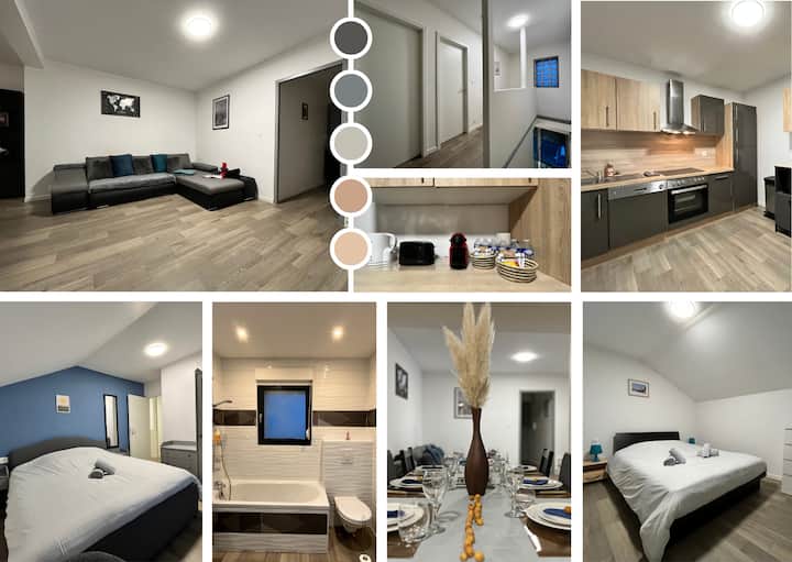 Family Duplex Apt. 3 Br Au Coeur De Talange. - Talange