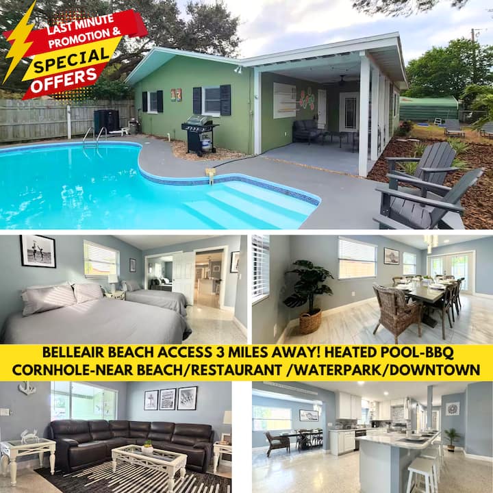 !Heated Pool-cornhole!near Beach/water Park/lake! - 클리어워터 비치