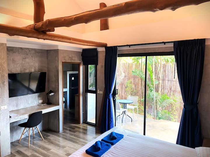 Modern Bungalow "B" -Kitchen-a/c- 5m To The Beach - Ko Lanta